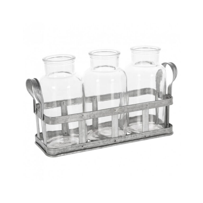 Staklene vaze 3 kom - Agronom