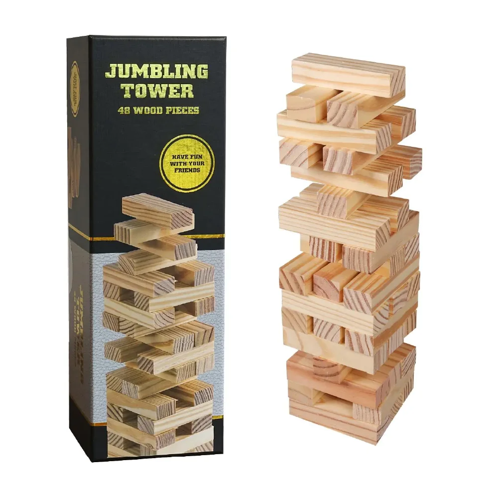 Igra Jenga Sagradi toranj,drvena - Agronom